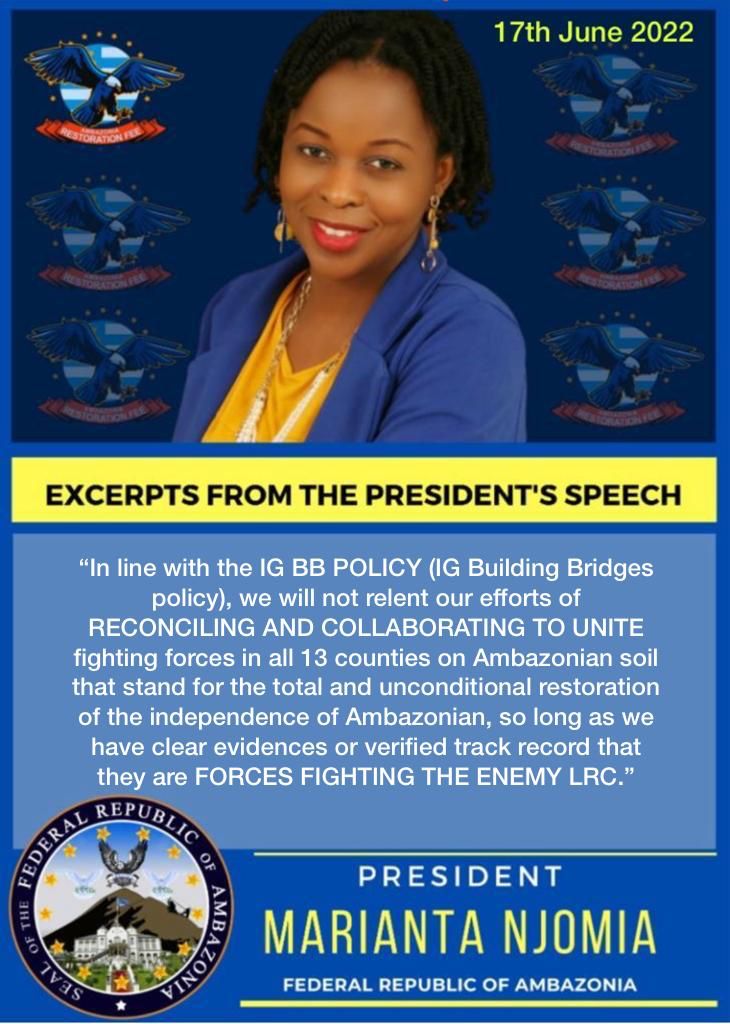 Collaboration is the key says President… – Ambazonia News Briefs
