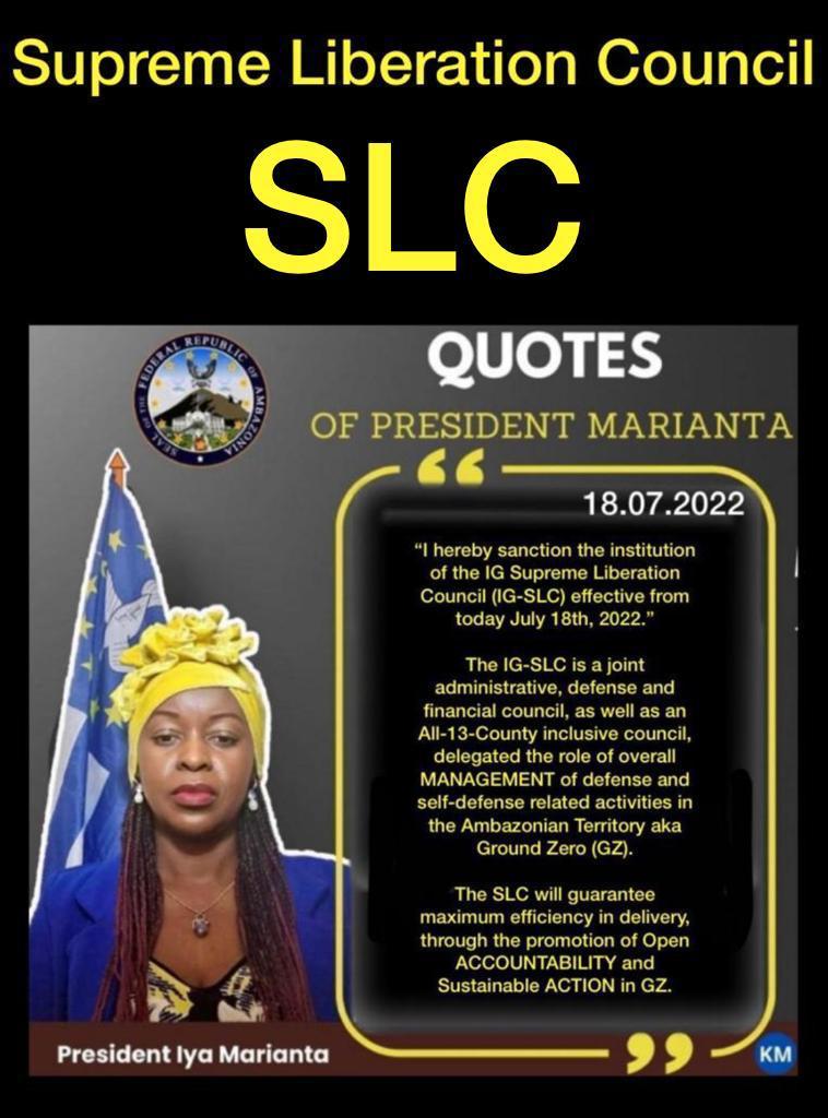 Supreme Liberation Council, SLC, Launched – Ambazonia News Briefs